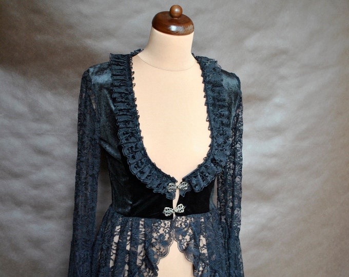 Crop Sabrina Crop Top Crop Lace Goth Gothic Dark - Etsy