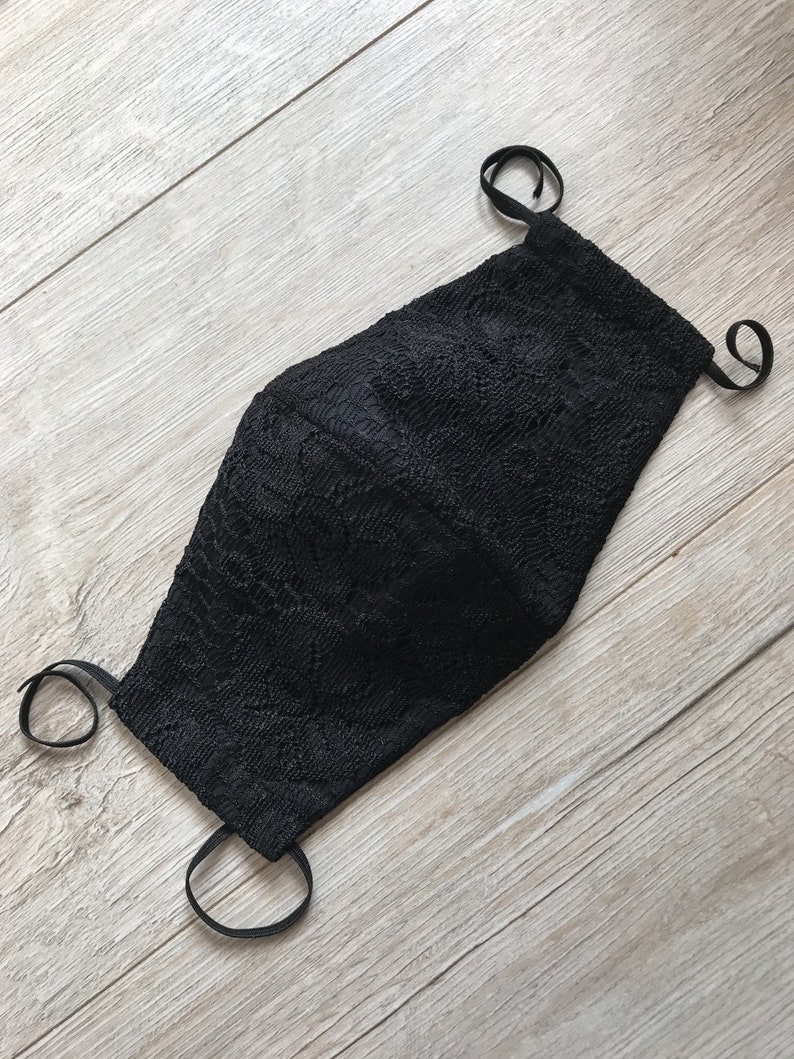 Lace Reusable and Washable Cotton Face Mask Double-sided | Etsy