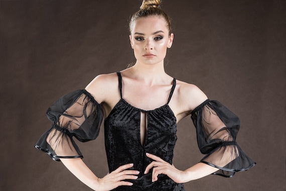 Elegant Arm Sleeves Juliet Puffs GOTHIC VAMPIRE Glamour Tulle | Etsy