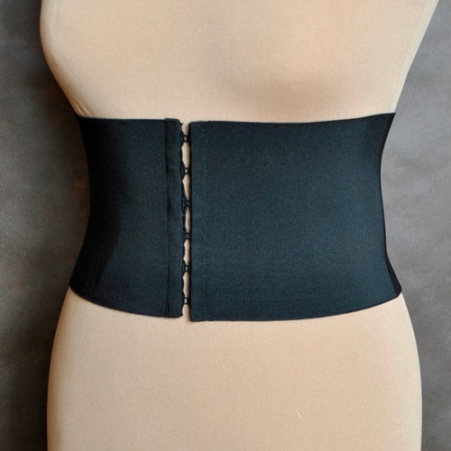 Black Corset Belt ELEGANT Corset Binding Women's - Etsy