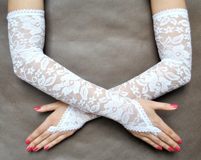 Elegant Glamour Extra Long GLOVES for Special Ocassions, Bridal ...