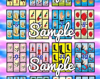 Roulette Wheel With Mexican Loteria - Etsy