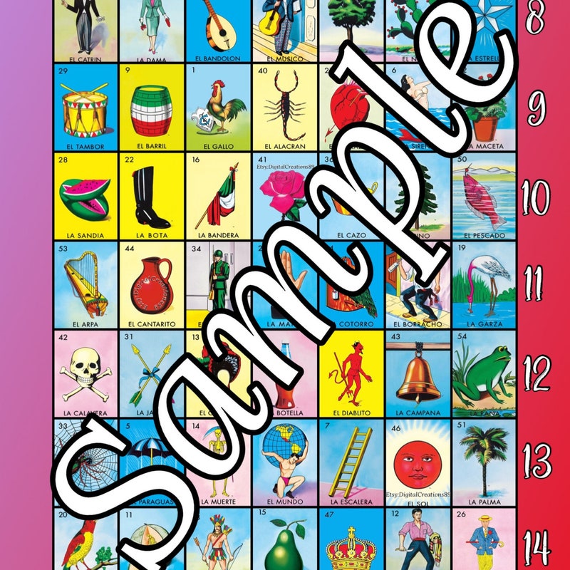Loteria Svg - Etsy