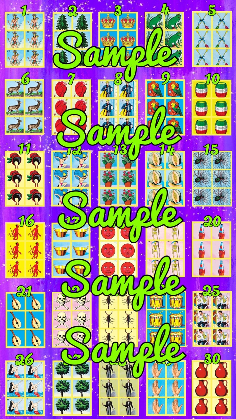 Roulette Loteria Board - Etsy