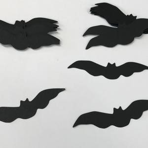 Bat Cutouts-halloween Cutouts-bat-halloween Party Decor-classroom Decor ...