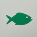 25 Fish Cutouts, Fish Die Cuts, Embellishments, Paper Cutouts, Teacher ...