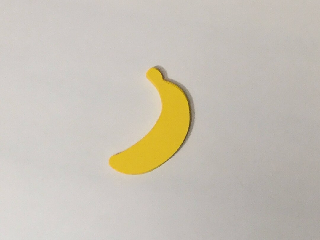 25 Banana Cutouts, Banana Die Cuts, Embellishments, Paper Cutouts ...