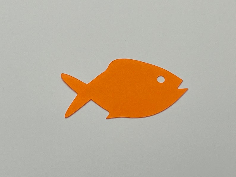 25 Fish Cutouts, Fish Die Cuts, Embellishments, Paper Cutouts, Teacher ...