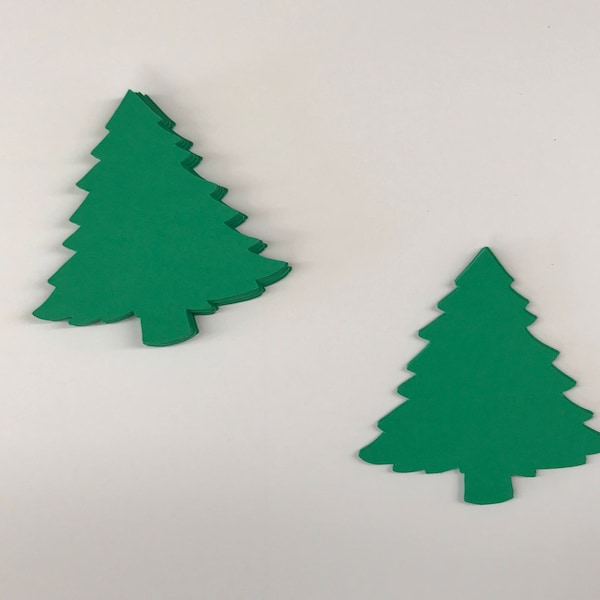 Christmas Tree Die Cuts - Etsy