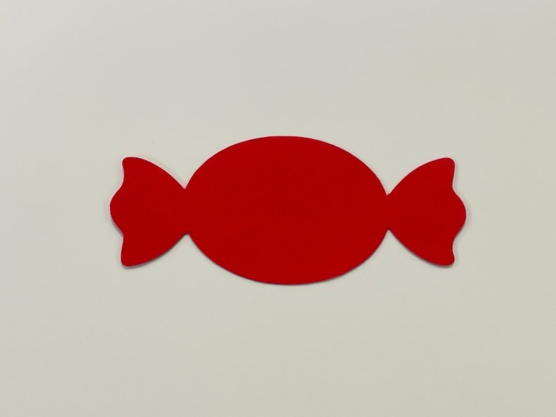 25 Candy Shape Cutouts, Candy Die Cuts, Embellishments, Paper Cutouts ...