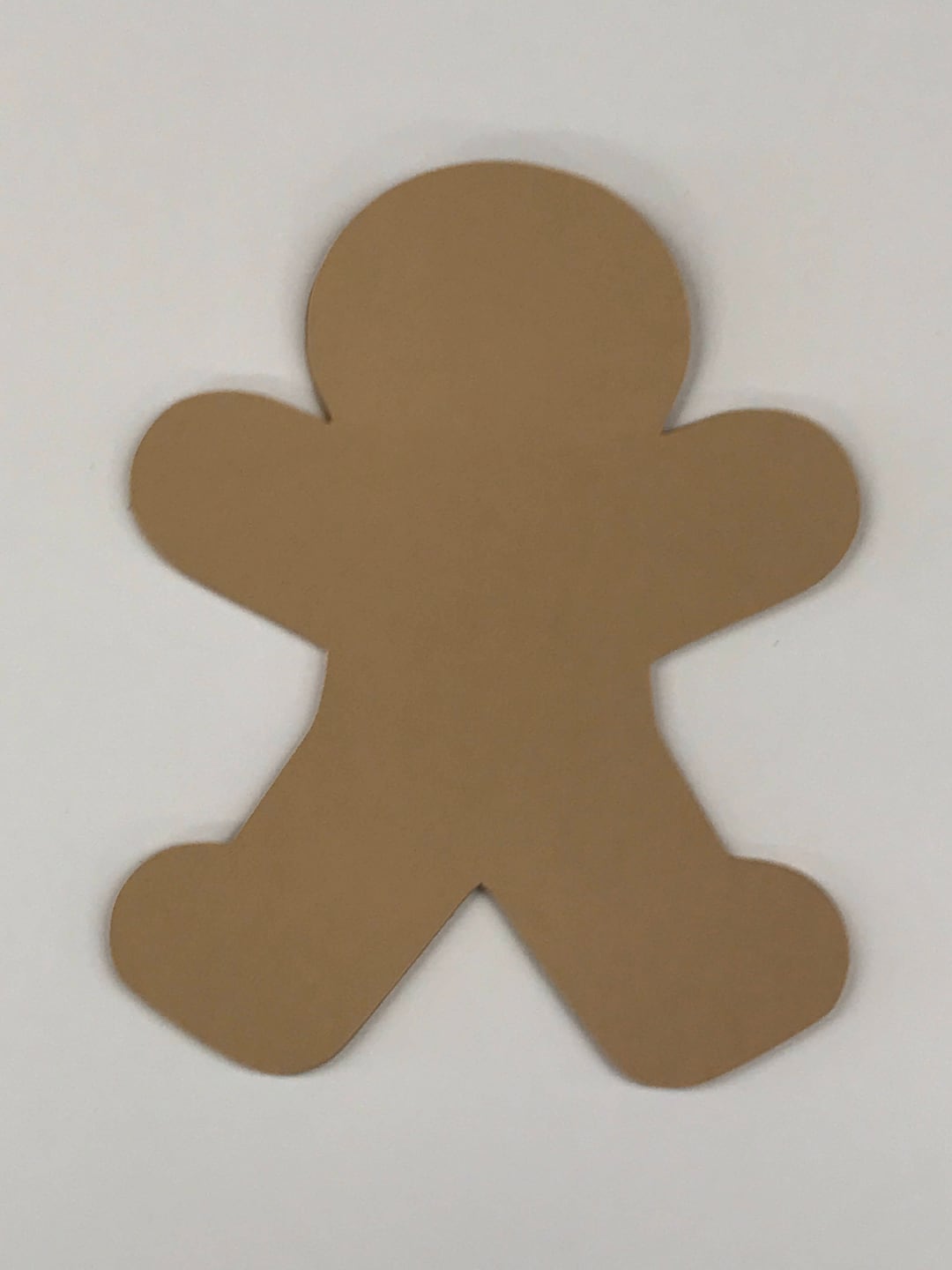 Large Blank Gingerbread Man Cutouts, Gingerbread Man, DIY Gingerbread ...