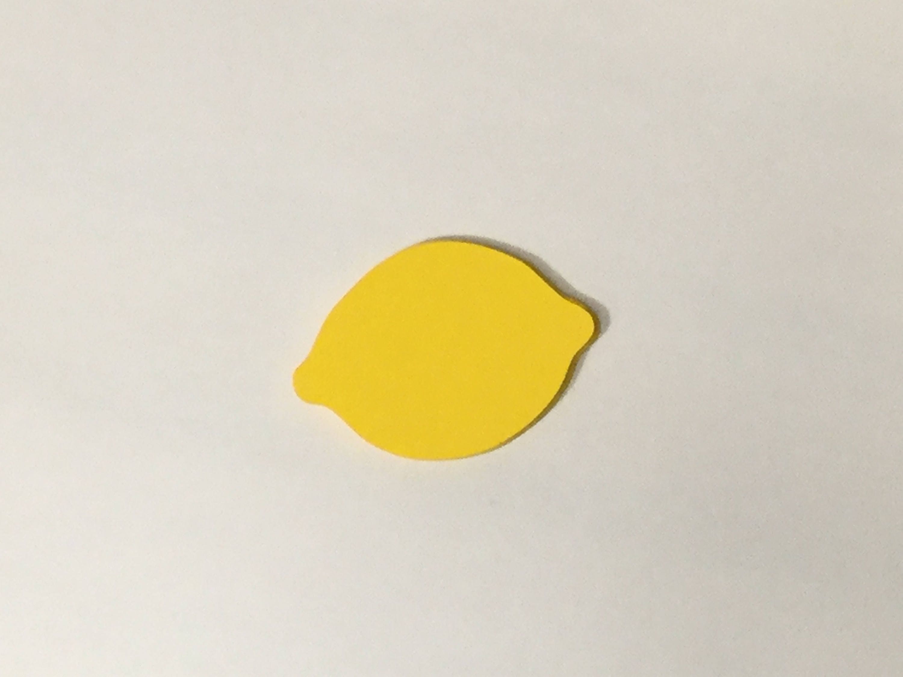 25 Lemon Cutouts, Lemon Die Cuts, Embellishments, Paper Cutouts ...