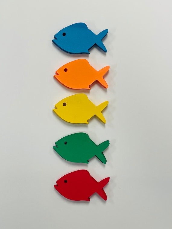 25 Fish Cutouts Fish Die Cuts Embellishments Paper Cutouts | Etsy