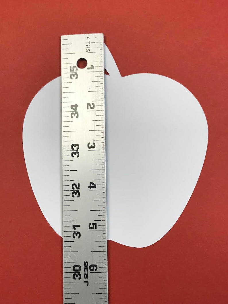 Apple Die Cuts - Large Paper Apples - Fall Wedding - DIY Wish Tree Tags ...