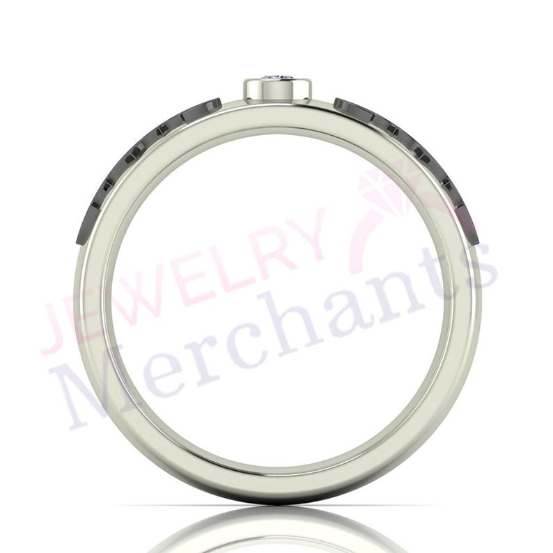 Superhero Engagement Ring 0.30 Ct Round White Signity Diamond - Etsy UK