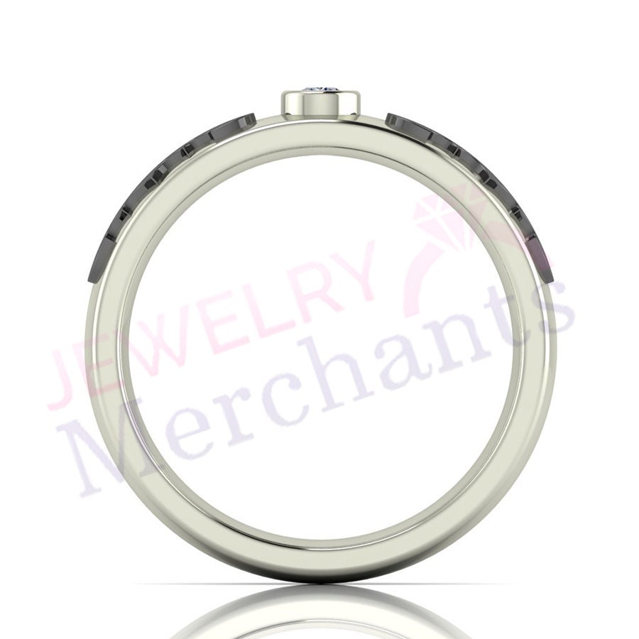 Superhero Engagement Ring 0.30 Ct Round White Signity Diamond - Etsy UK