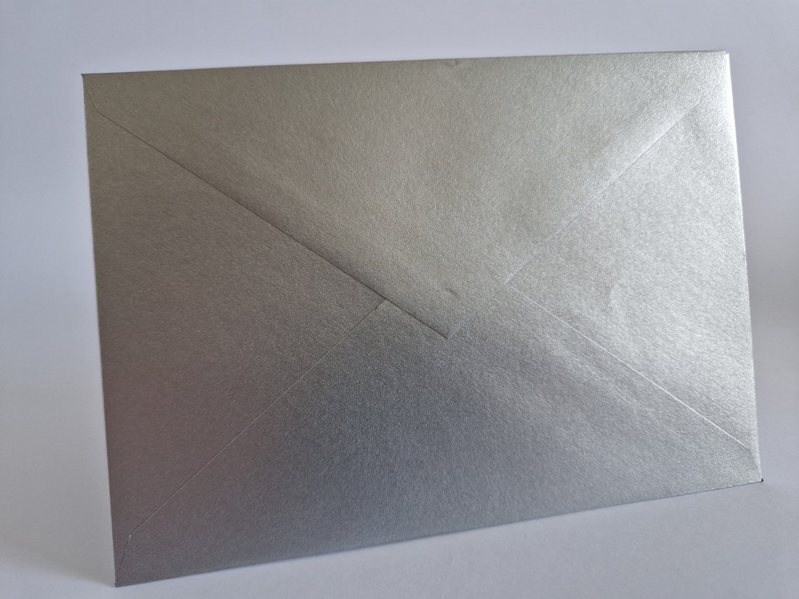 C6 Silver Shimmer Envelopes 114mm X 162mm to Fit A6 Choose Pack Size 10, 25 or 50 Pack JLH070 - Etsy