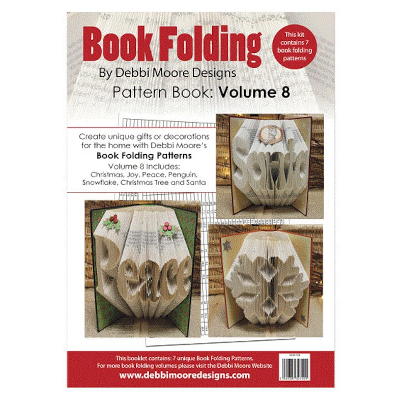 Debbi Moore Book Folding Pattern Book Volume 8 - Christmas Peace Joy ...