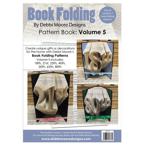 Debbi Moore Book Folding Pattern Book Volume 5 - 18th, 21st, 25th, 40th ...