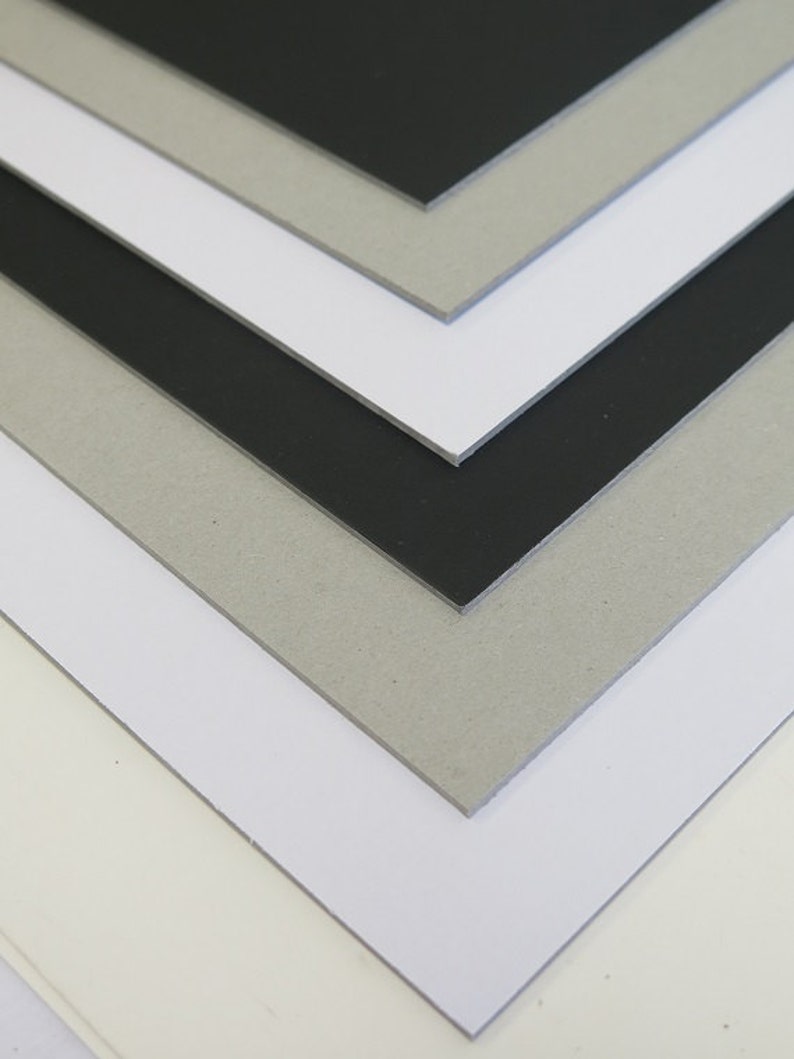 Greyboard 2000mic 2mm Extra Thick for Mount Board Backing Modelling ...