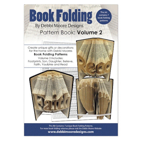 Read Book Folding Pattern - Etsy