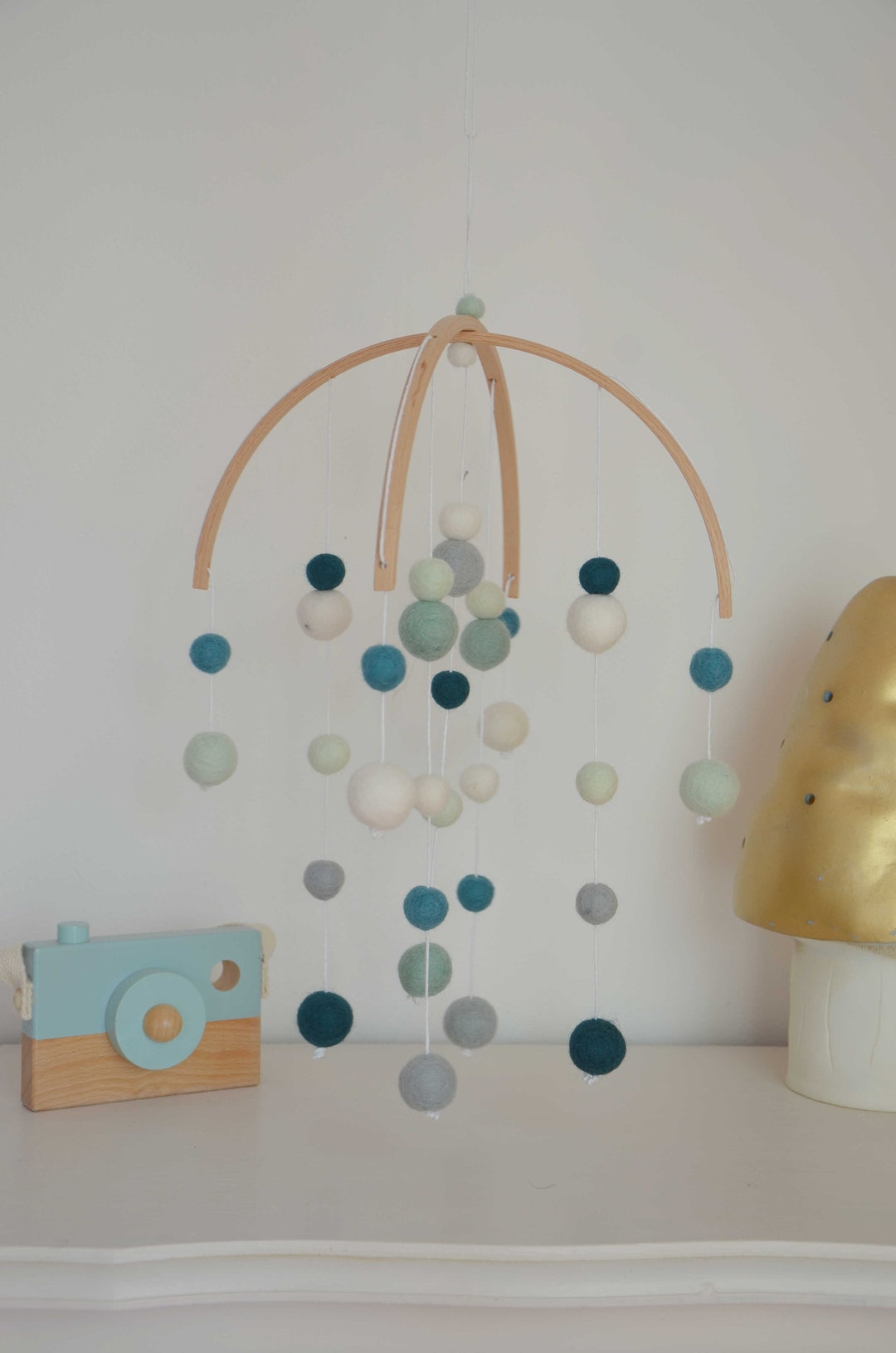 Feltballs Babymobile - Etsy