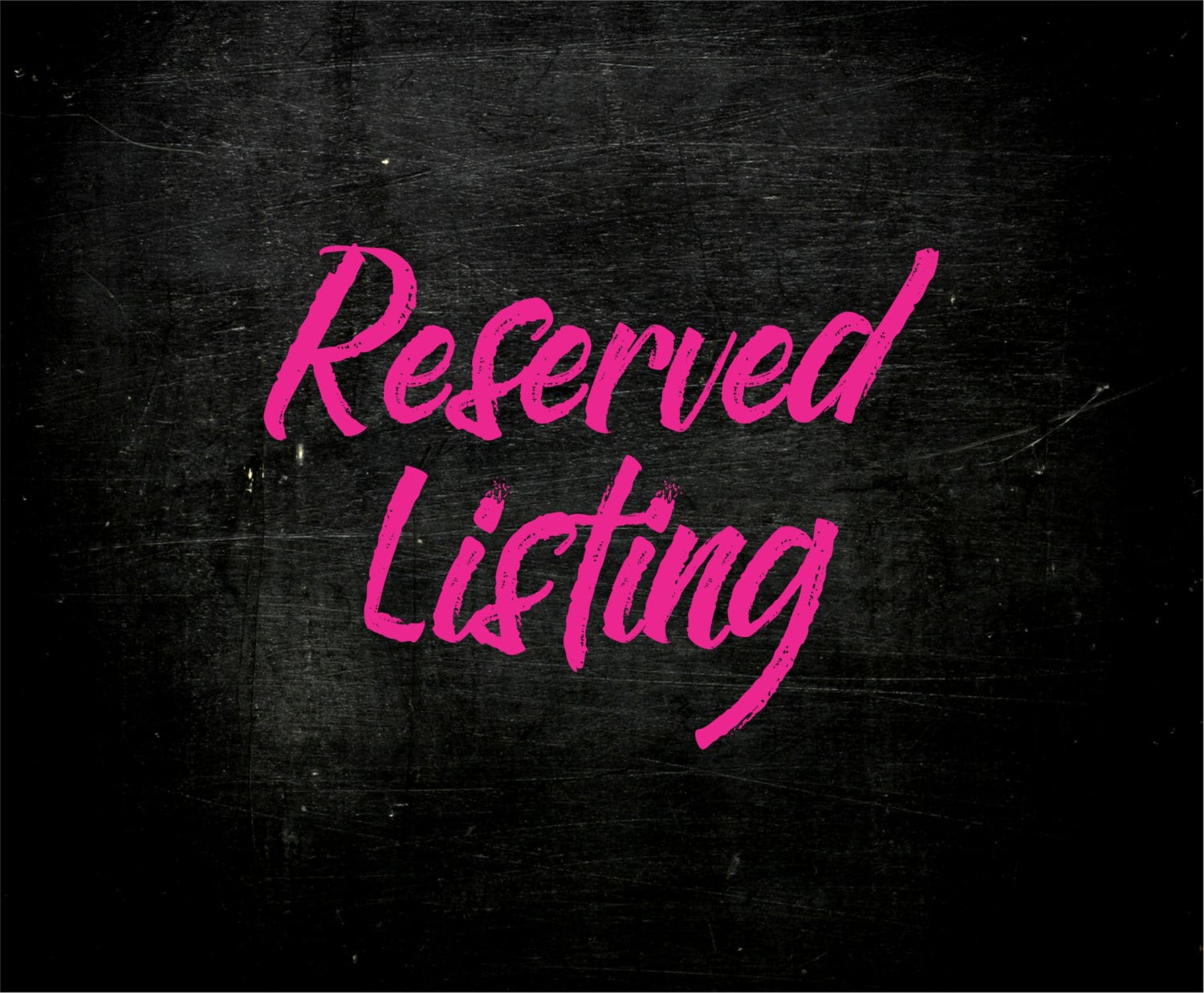 Reserved Listing - Etsy