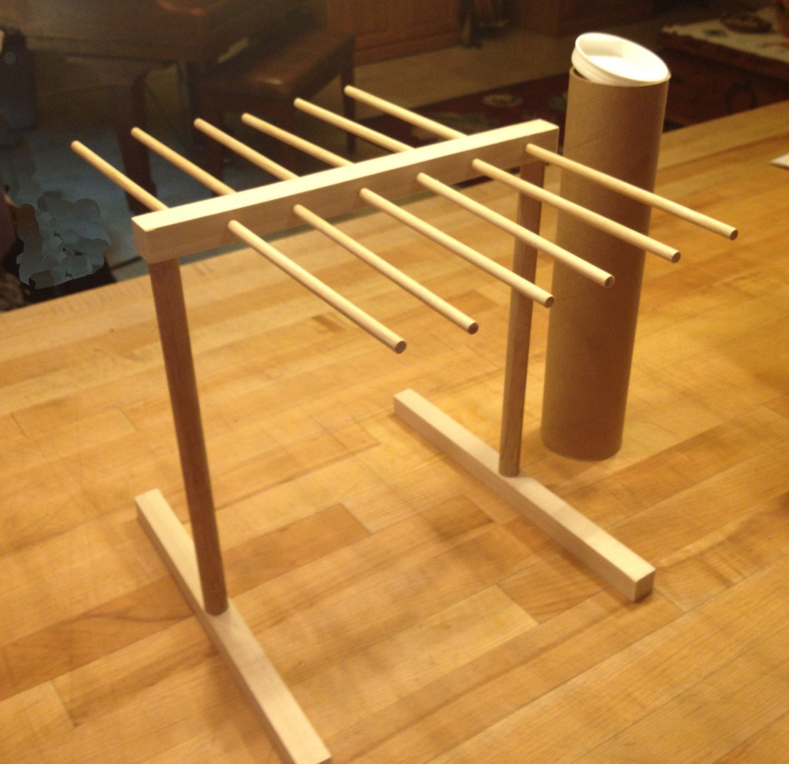 Hardwood Pasta Drying Rack Designed to Work With Kitchenaid - Etsy UK