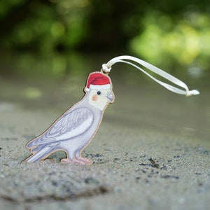 Cockatiel Christmas Tree Decoration: Wildlife Festive Decor - Etsy