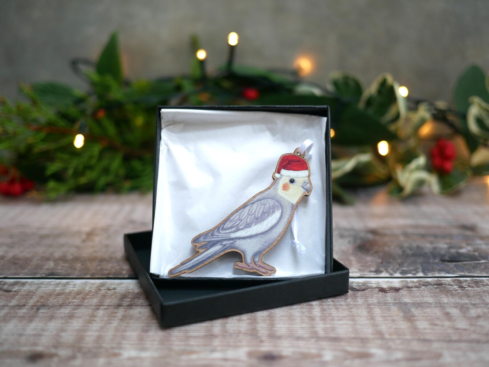Cockatiel Christmas Tree Decoration: Wildlife Festive Decor - Etsy
