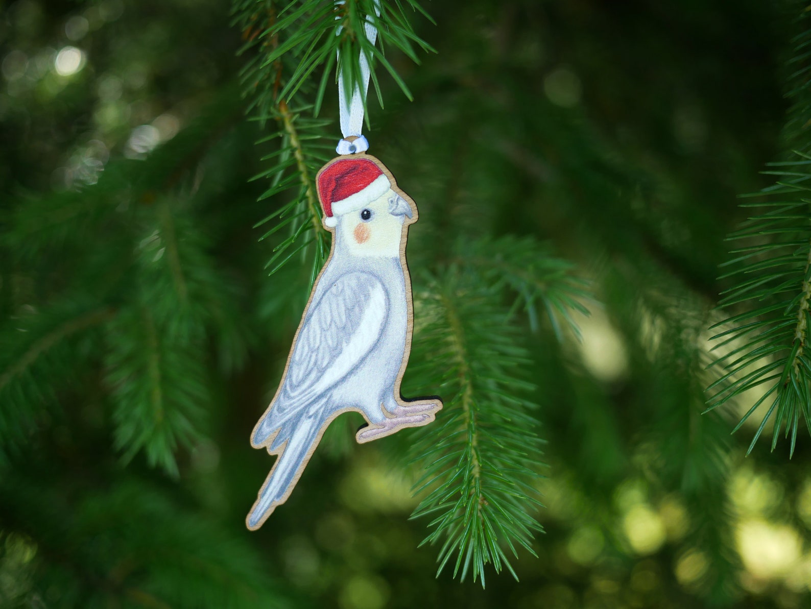 Cockatiel Christmas Tree Decoration: Wildlife Festive Decor - Etsy