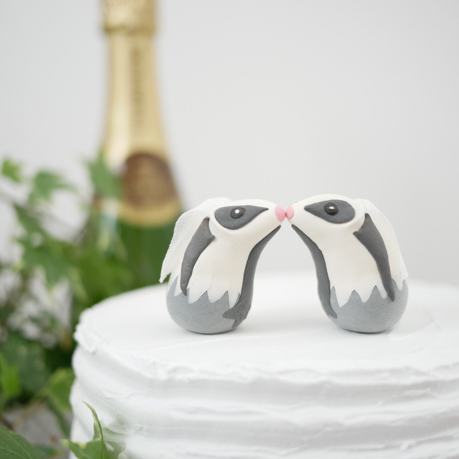 Badger Lesbian Wedding Cake Topper with or Without Rainbow - Etsy