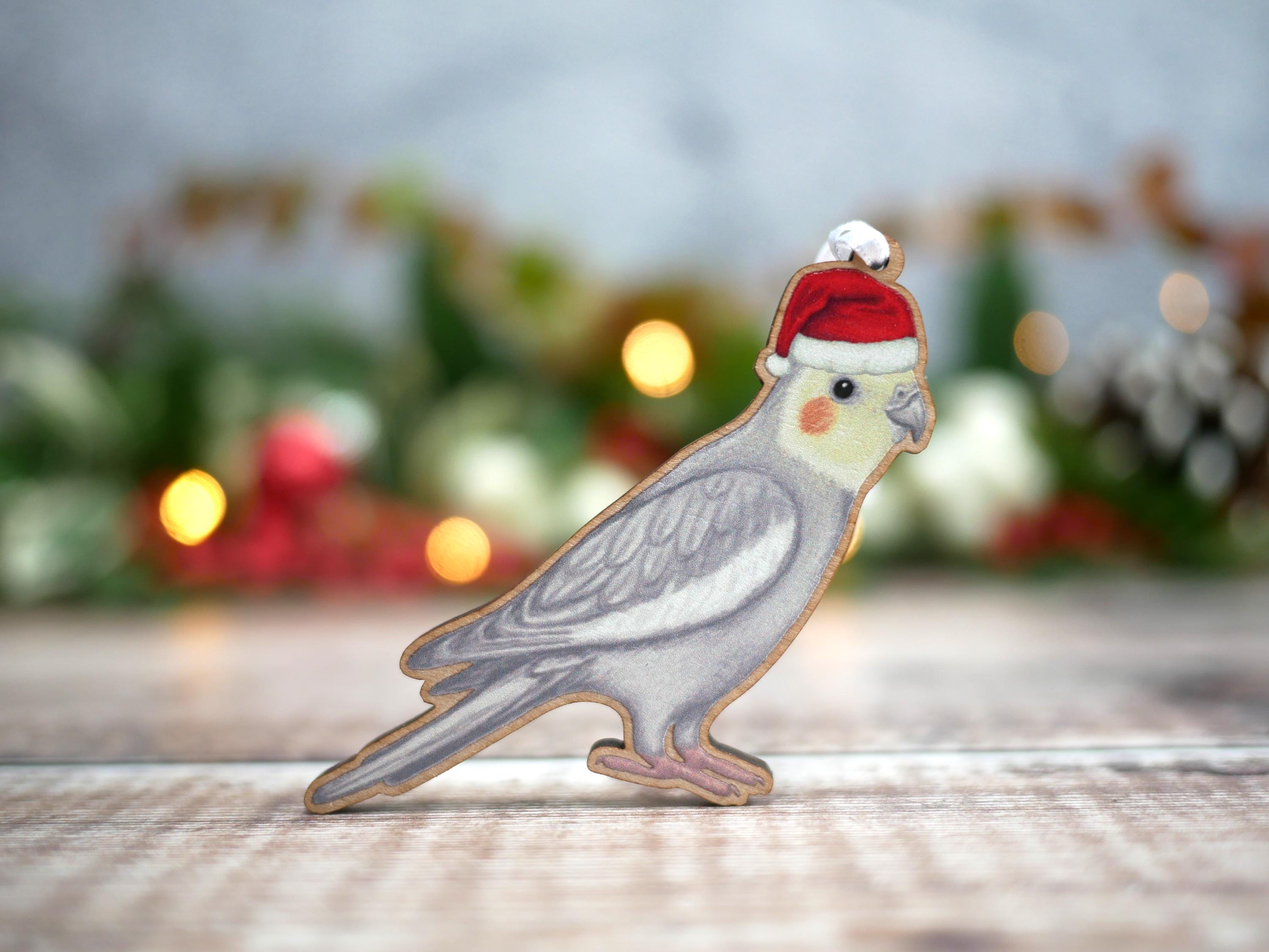 Cockatiel Christmas Tree Decoration: Wildlife Festive Decor - Etsy
