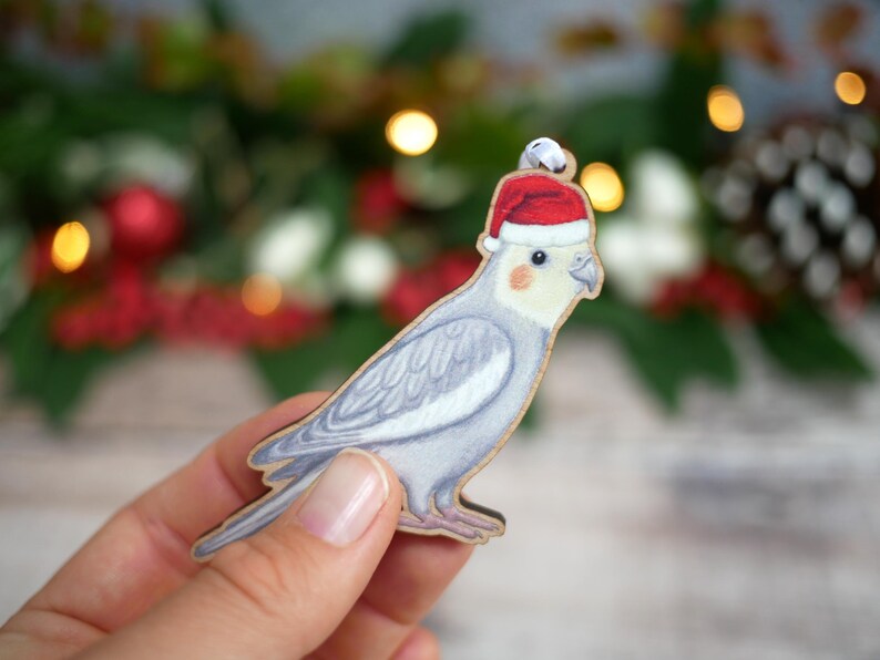 Cockatiel Christmas Tree Decoration: Wildlife Festive Decor - Etsy