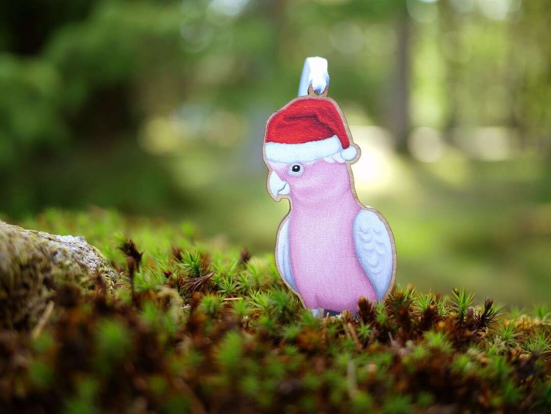Galah Parrot Christmas Tree Decoration: Wildlife Festive Decor - Etsy UK