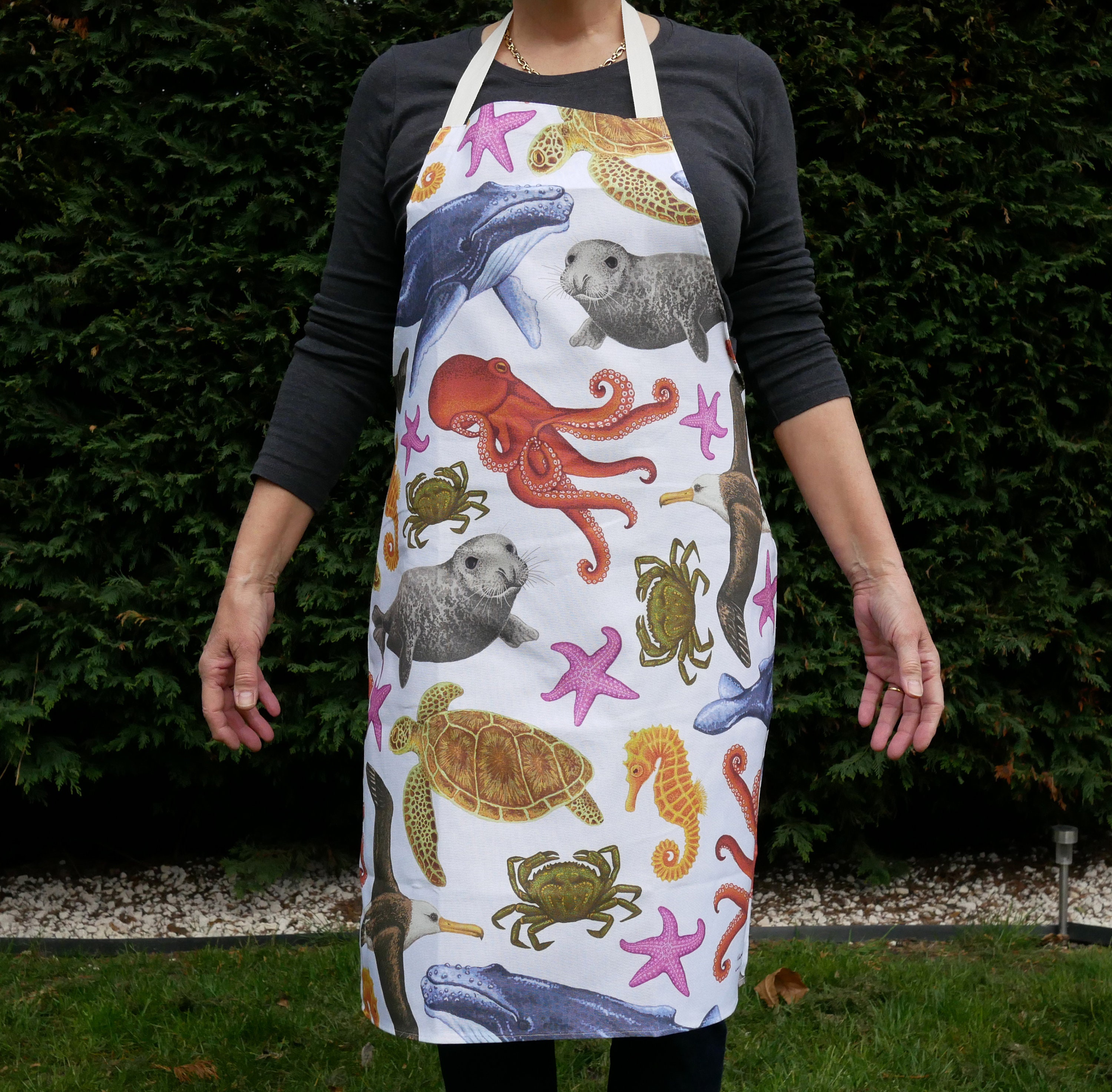 Save-our-Seas Cotton Apron Wildlife Inspired Gift With Eco | Etsy