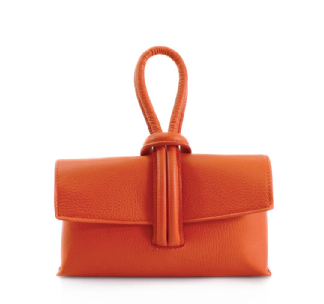 Orange Clutch Bag Crossbody Bag Orange Grab Bag Wedding Bag - Etsy UK