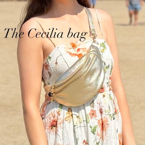 Gold Fanny Pack Large - Etsy UK