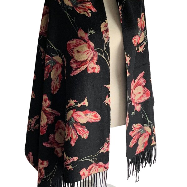 Floral Scarf - Etsy