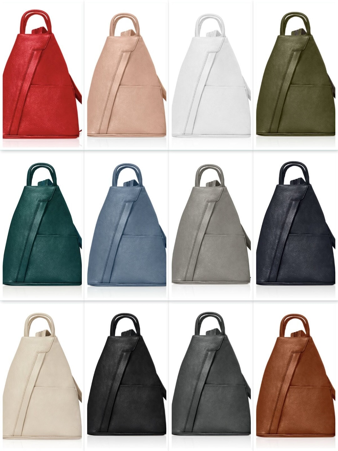 Stylish Leather Backpack in Multiple Colours, Women's Leather Backpack ...