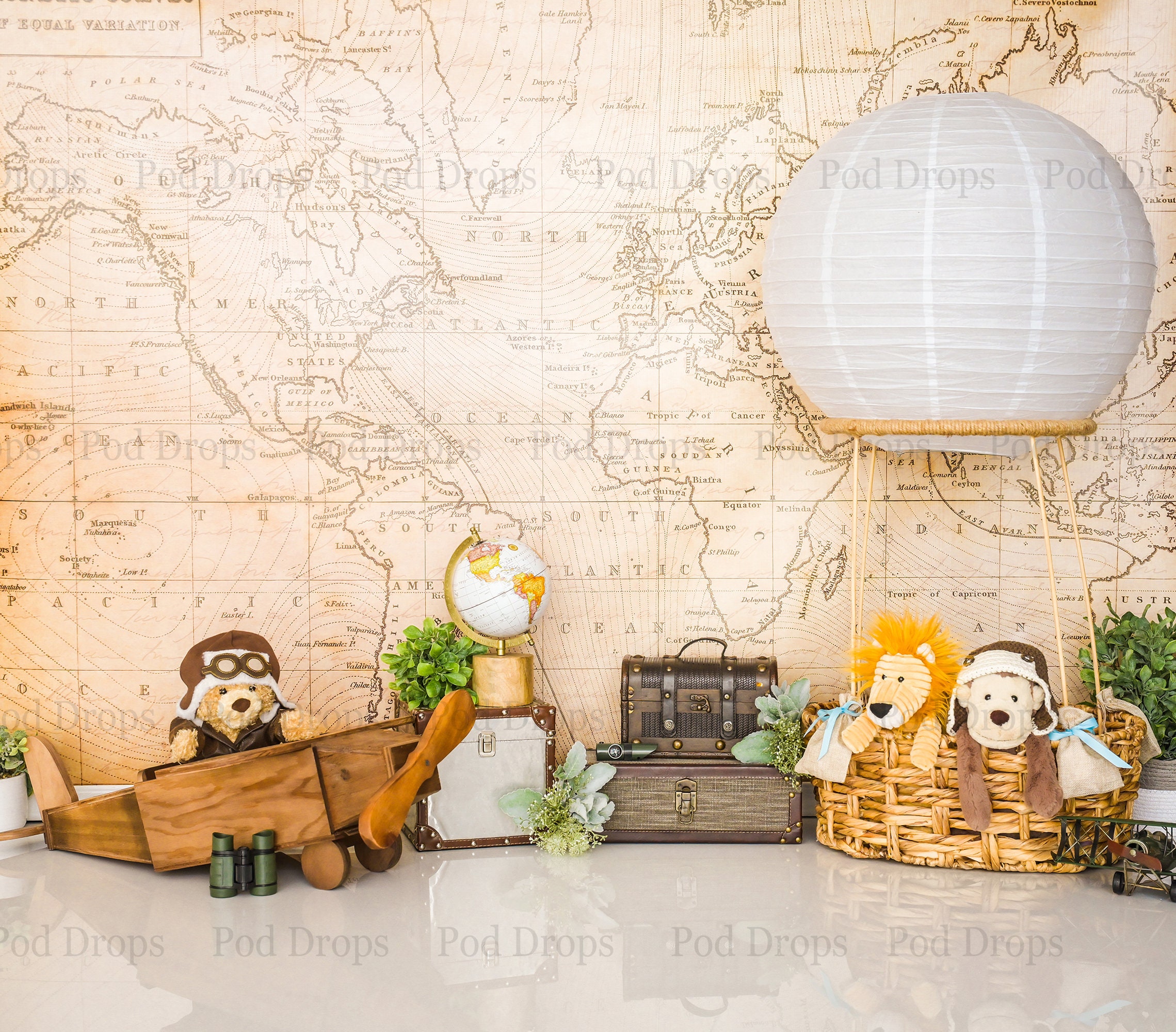 World Traveler Party and Photography Banner Backdrop - Etsy