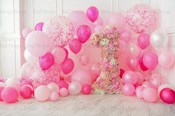 Room Filled With Pink Balloons