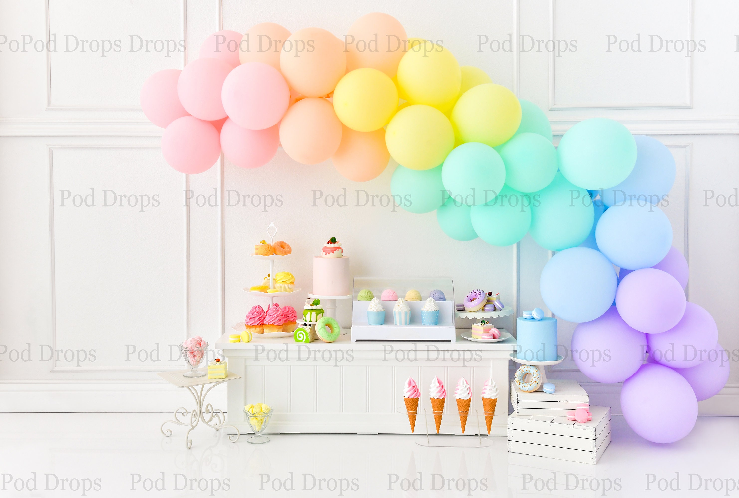 Pastel Rainbow Sweets Set - Etsy