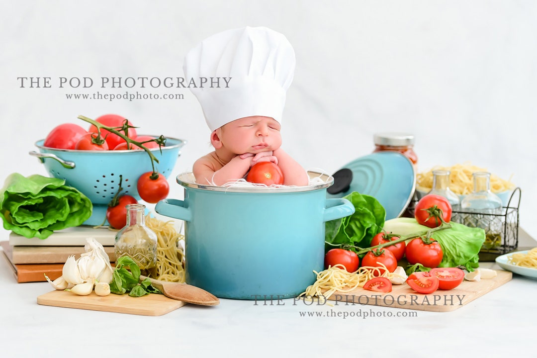 Baby Chef Digital Photo Baby Backdrop - Etsy