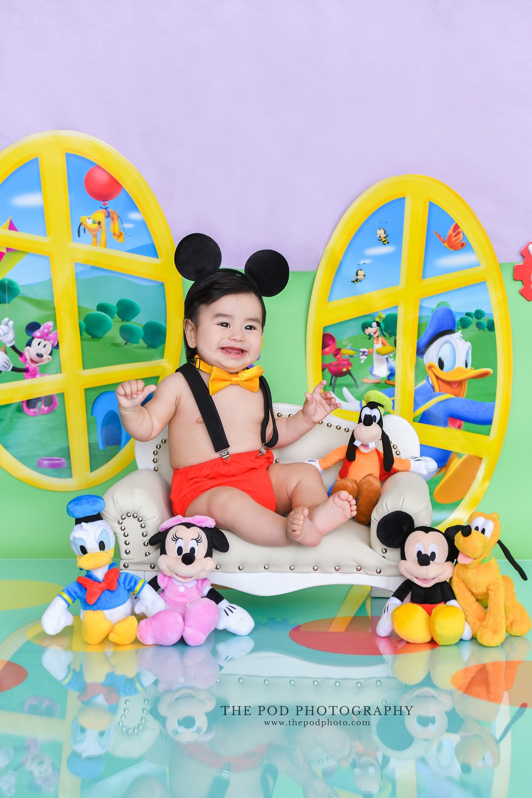Mickey Mouse Clubhouse Party Decor and Birthday Photography Backdrop - Etsy