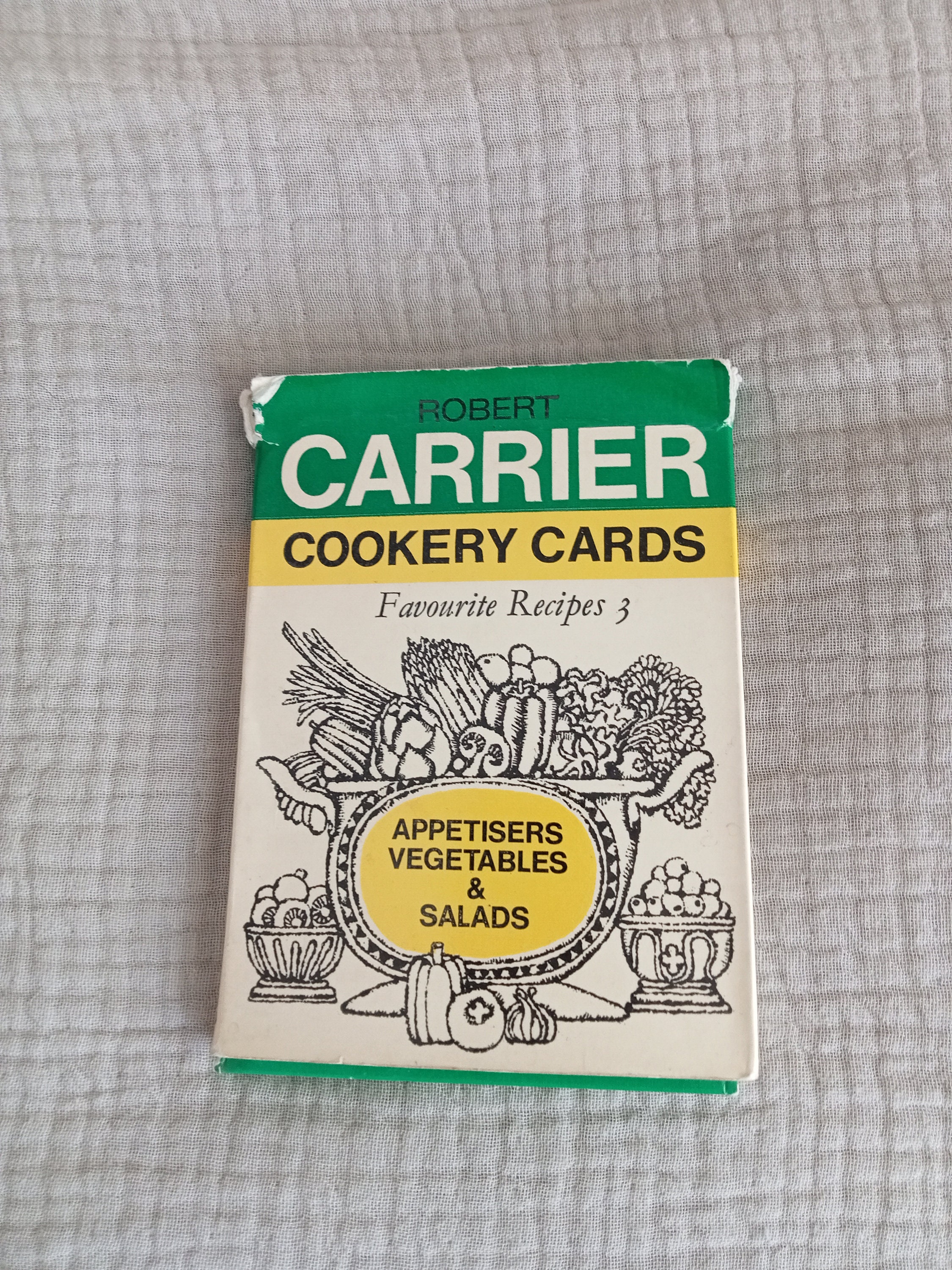 Robert Carrier Cookery Cards Set of 4, Robert Carrier, Cookery Cards ...