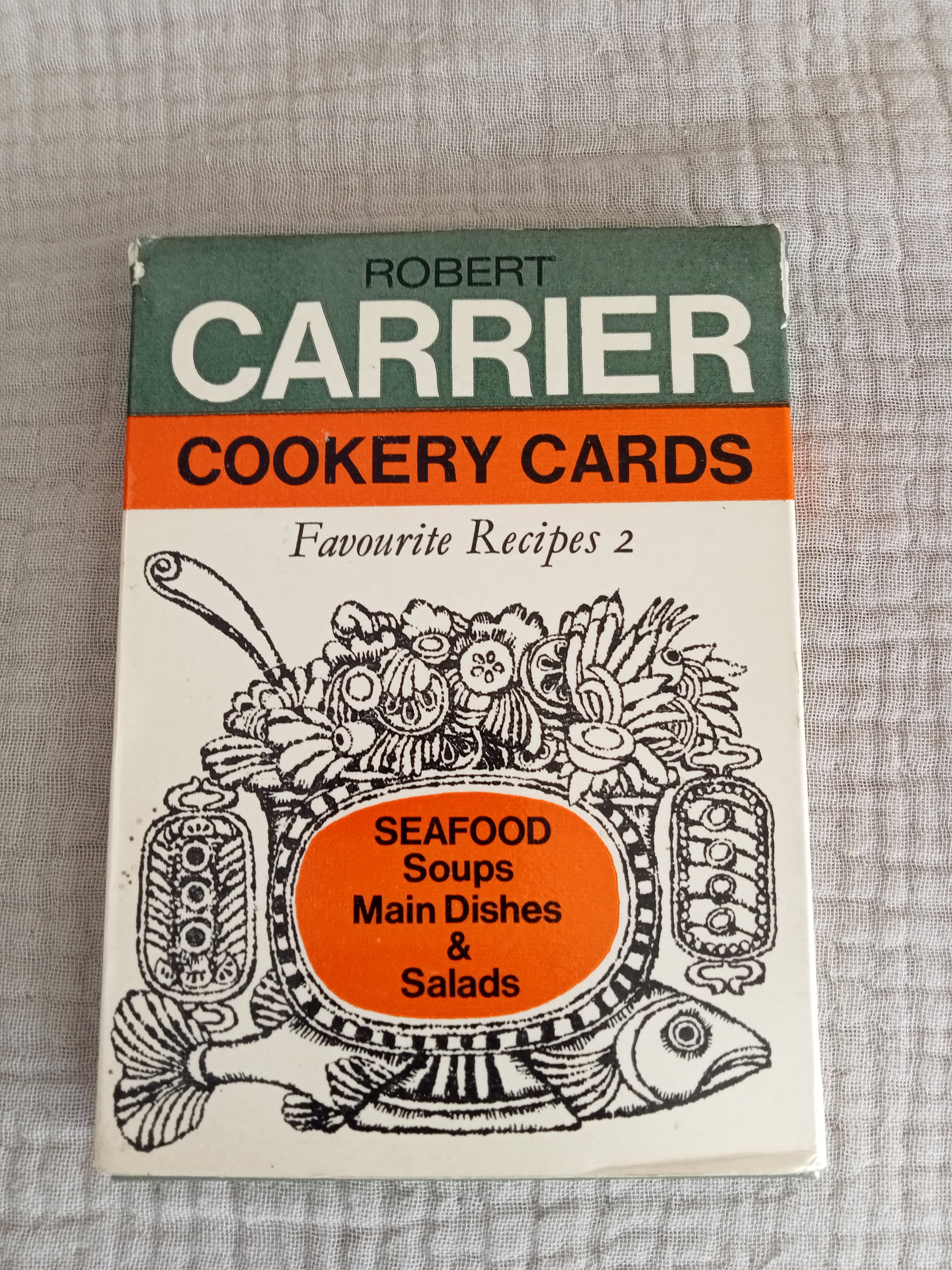 Robert Carrier Cookery Cards Set of 4, Robert Carrier, Cookery Cards ...