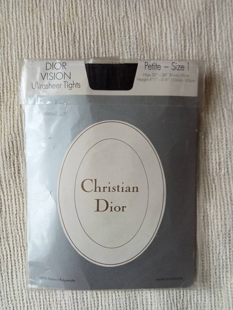 Christian Dior Nearly Black Tights Petite Tights - Etsy