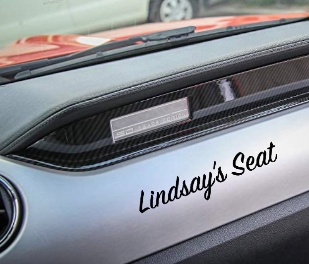Girlfriends Name Seat Sticker for Car, Name Decal for Car, Relationship ...