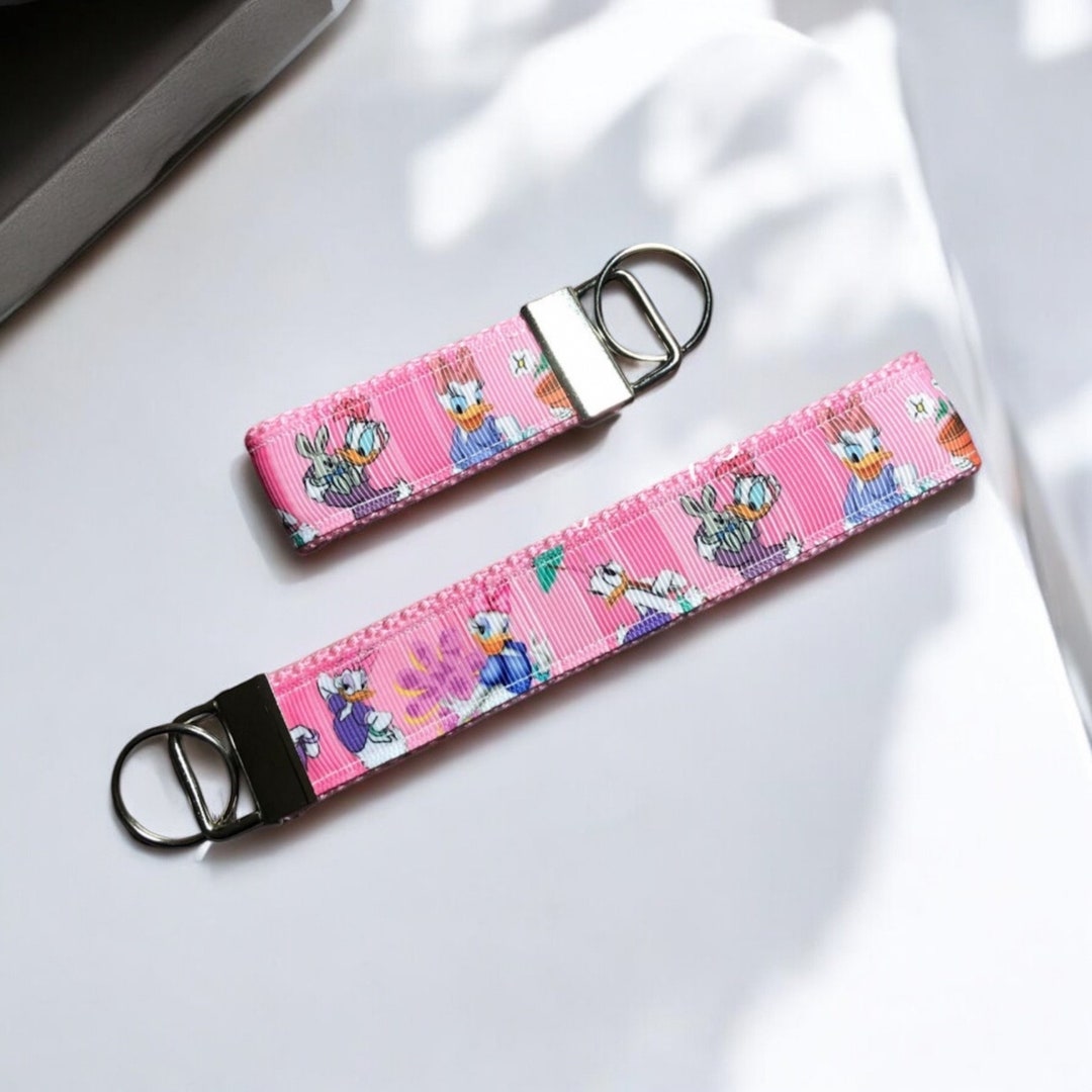 Disney Daisy Duck Inspired Key Chain, Key Fob or Wristlet - Etsy